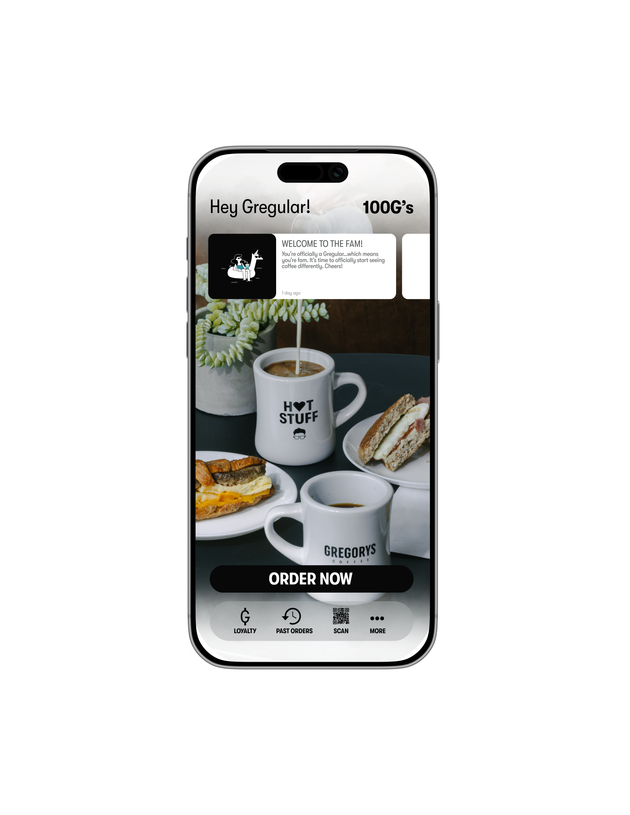 Gregorys App – Gregorys Coffee